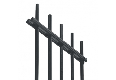 Svařovaný plotový panel 2500x2030mm D6/5/6mm antracit